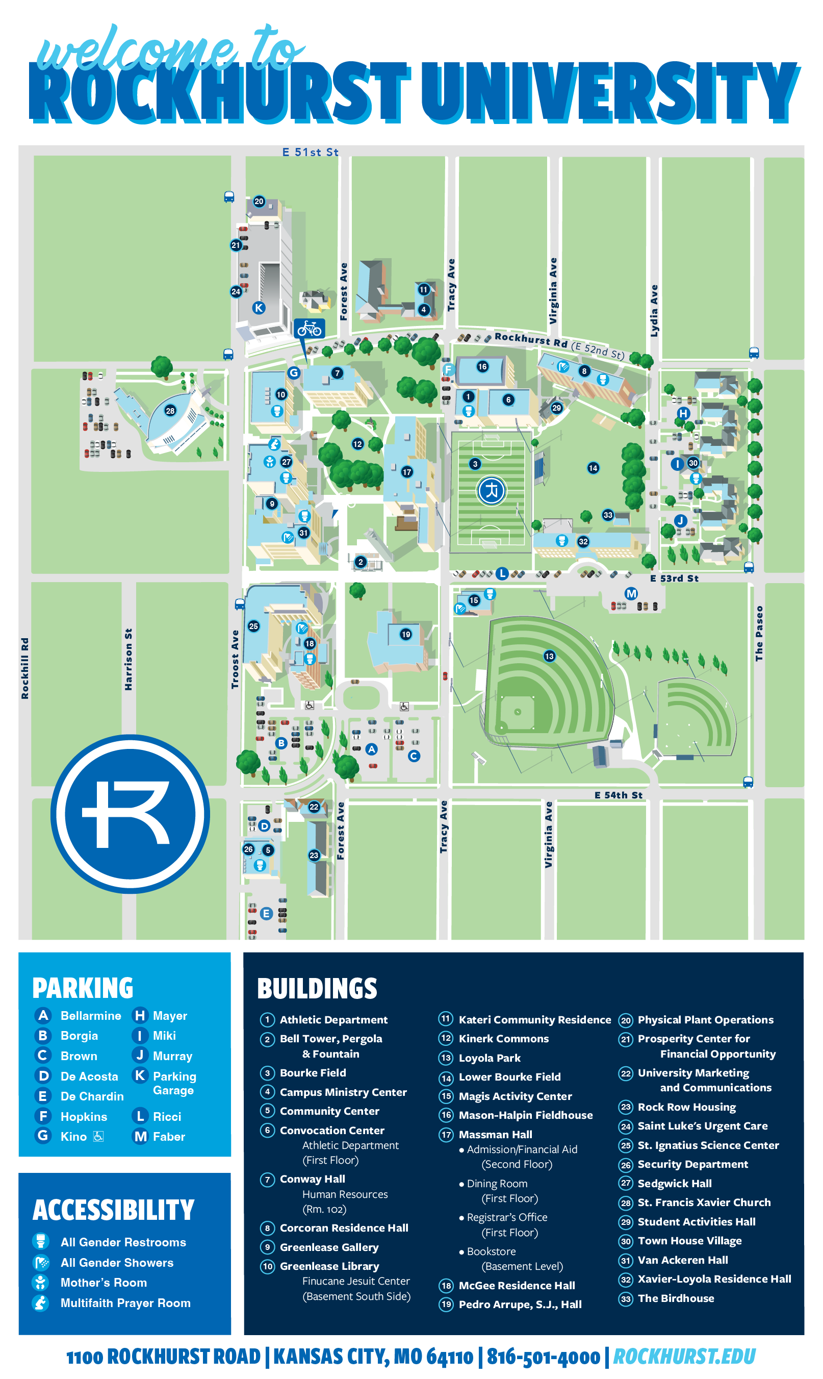 Campus Map | Rockhurst University